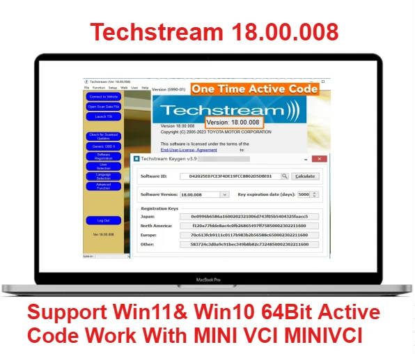 Toyota TechStream 18.00.008 With Mini VCI: The Real-World Guide for ...