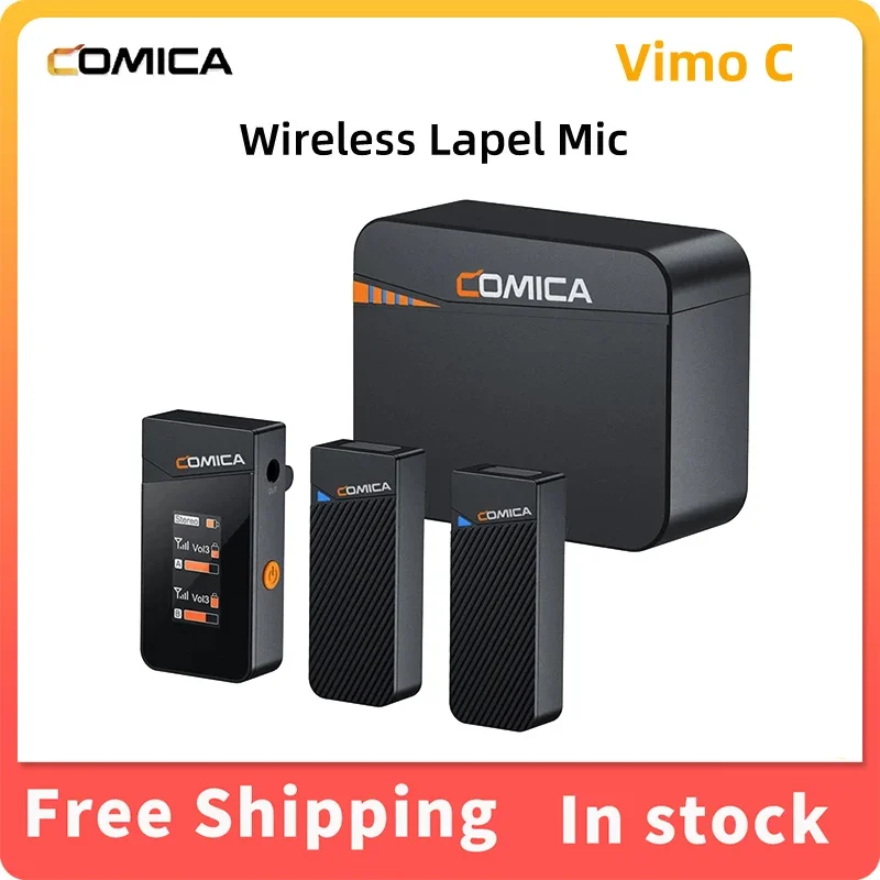 Comica-Vimo-C-Professional-2-4G-Dual-Channel-Mini-Wireless-Microphone ...