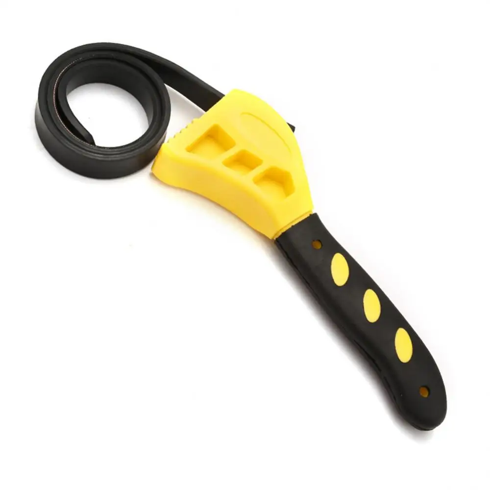 6inch Belt Wrench Adjustable Oil Filter Puller Strap SpannerChain Tools ...