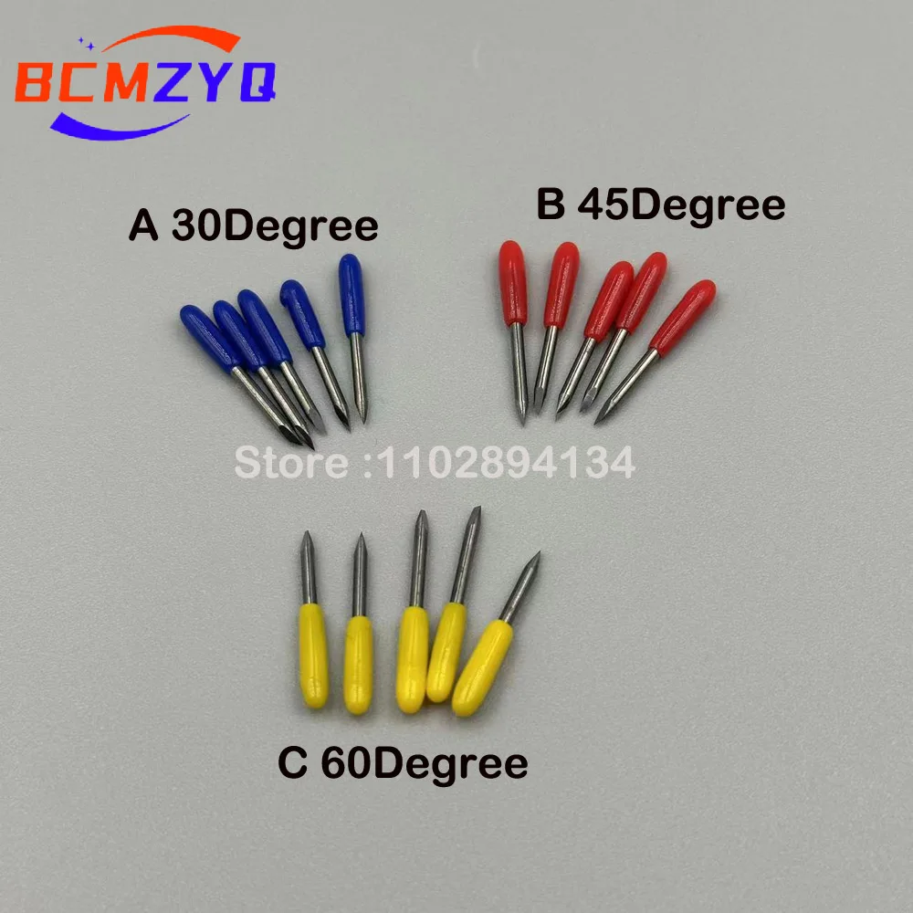 5PCS-30-45-60-Degree-for-Mimaki-Plotter-Cutter-Knife-Cemented-Carbide ...