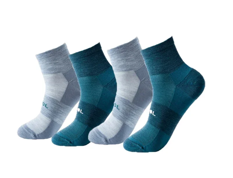 Men-Women-Merino-Wool-Sports-Socks-Thin-Hiking-Casual-Athletic-Running ...