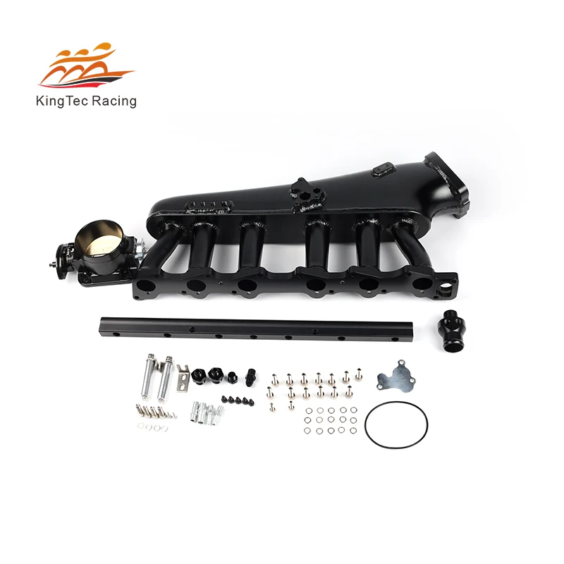 Billet-RB30-RB30E-RB30ET-Engine-Intake-Manifold-90mm-with-fuel-rail-and ...