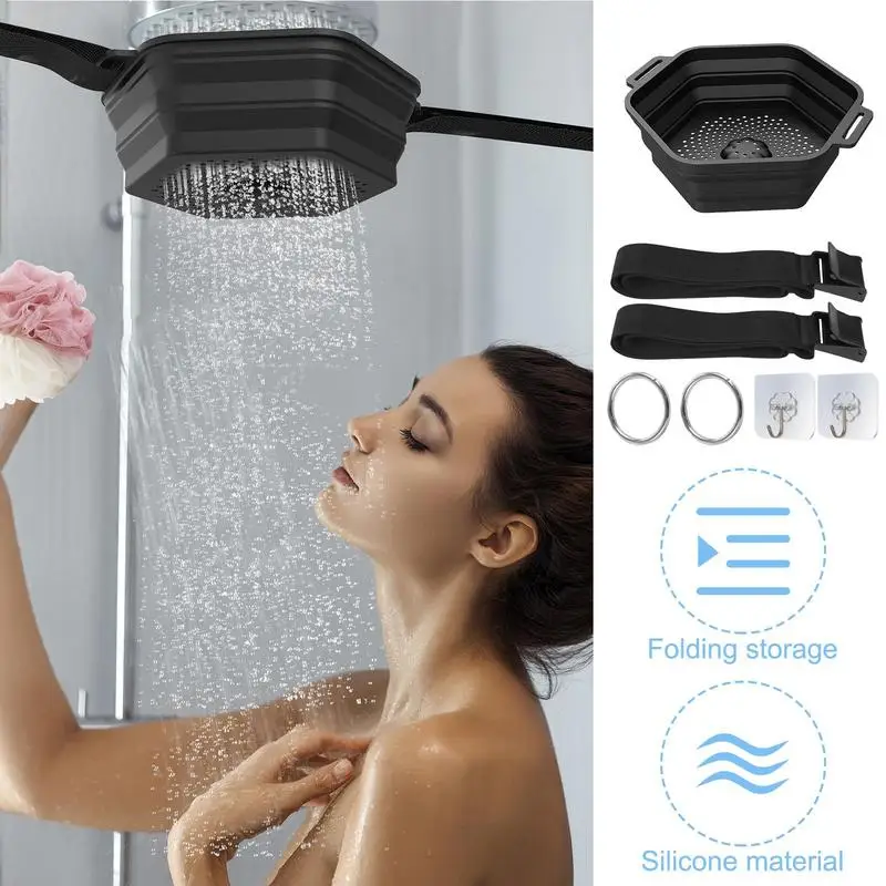 Portable-Silicone-Ice-Bath-Shower-Attachment-Shower-Head-Attachment-For ...