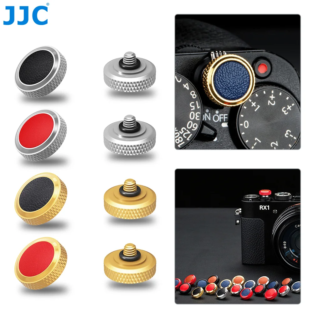 JJC-2Pcs-Soft-Shutter-Button-Deluxe-Shutter-Release-Button-Make-of-Pure ...