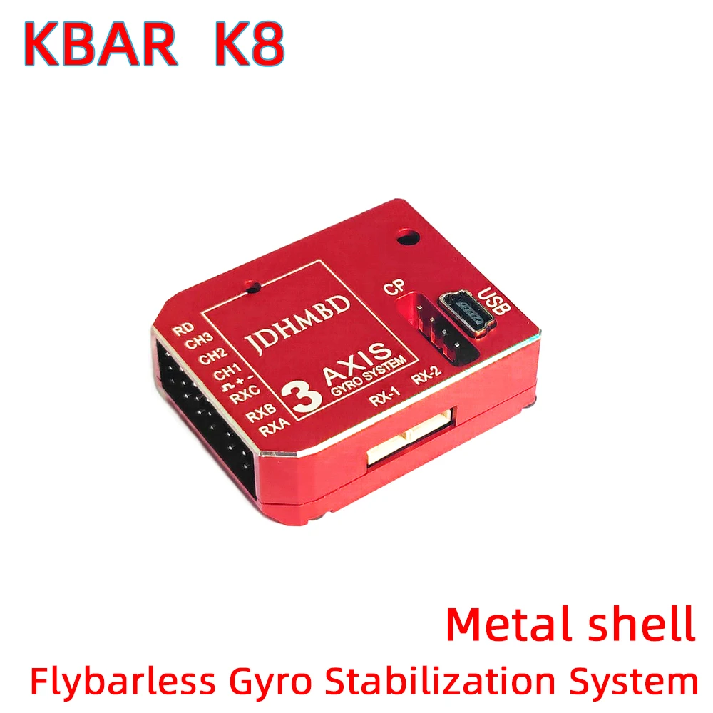 Gyro KBAR V2 K8 de 3 ejes, sistema de estabilización sin Flybarless ...