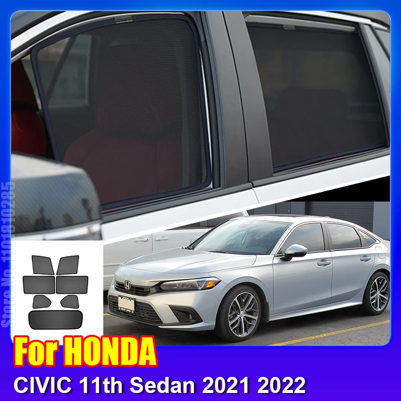 For Honda CIVIC 11th Sedan 2021 2022 Car Window Front Shield SunShade ...
