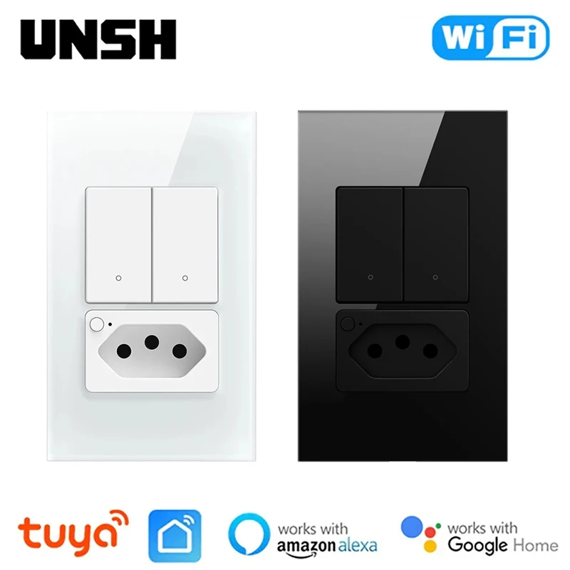 Tuya-WiFi-Smart-Push-Buttons-Light-Switch-Brazil-Socket-Standard-4X2 ...