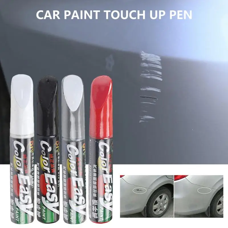 12ML-Car-Scratch-Repair-Pen-4-Colors-Automotive-Paint-Color-Matching ...