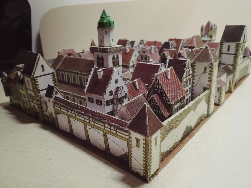 Cardboard Model Buildings