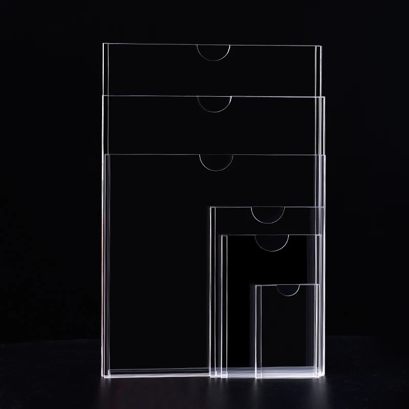 Acrylic-Transparent-Card-Slot-Photo-Frame-Display-Board-Card-Slot ...