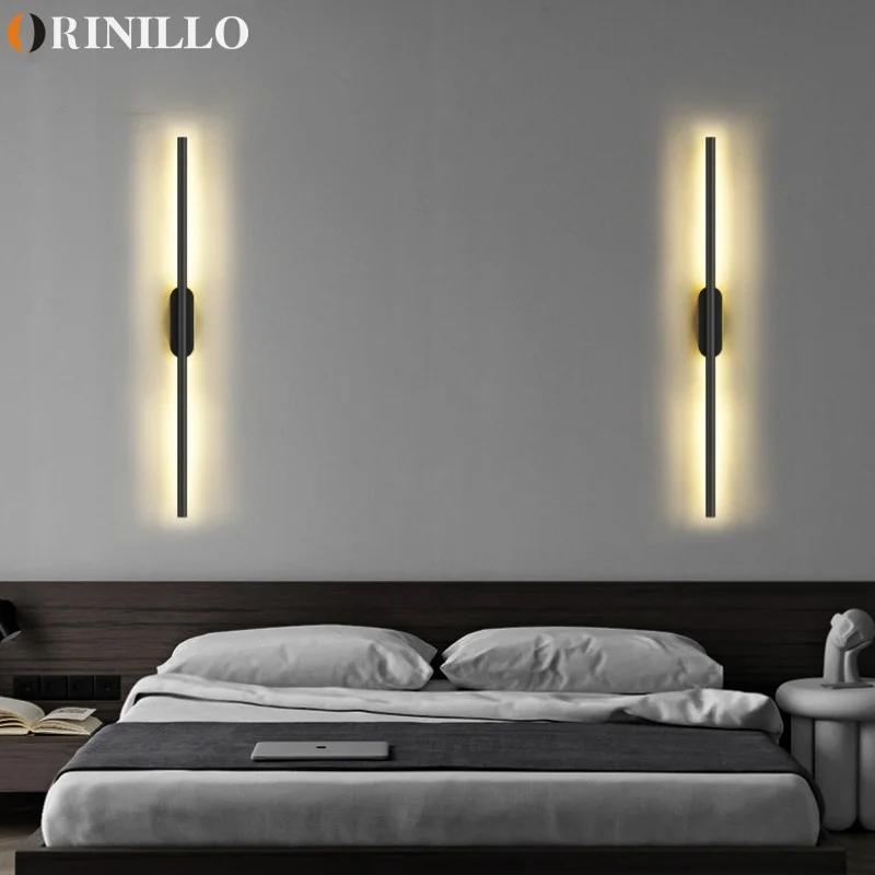 Modern-minimalist-long-LED-wall-lamp-bedroom-bedside-lamp-living-room ...
