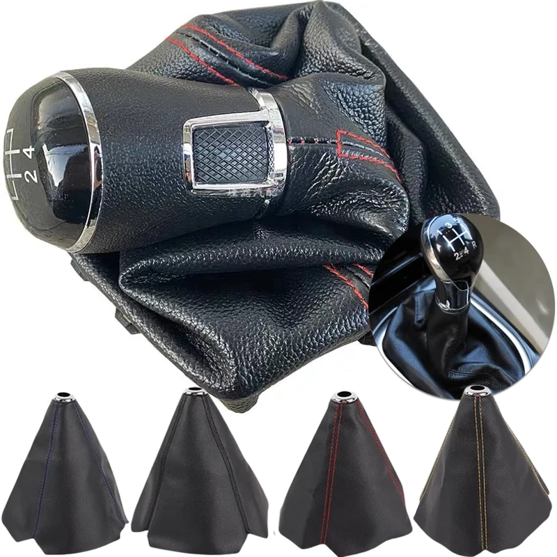 16mm-Universal-PU-Leather-Car-Gear-Shift-Collars-Carbon-Fiber-Auto-Car ...