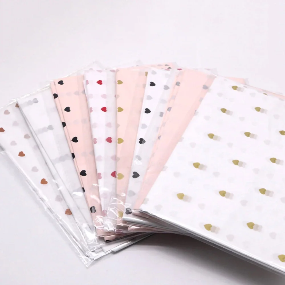 10-Sheets-lot-DIY-Handmade-Gift-Wrapping-Paper-Craft-Star-Love-Dot ...