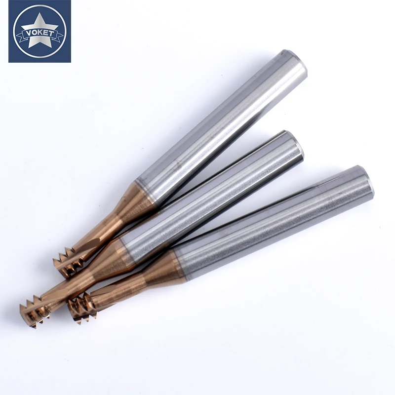 CNC-60Degree-Tungsten-Steel-American-Three-Row-Thread-Milling-Cutters ...