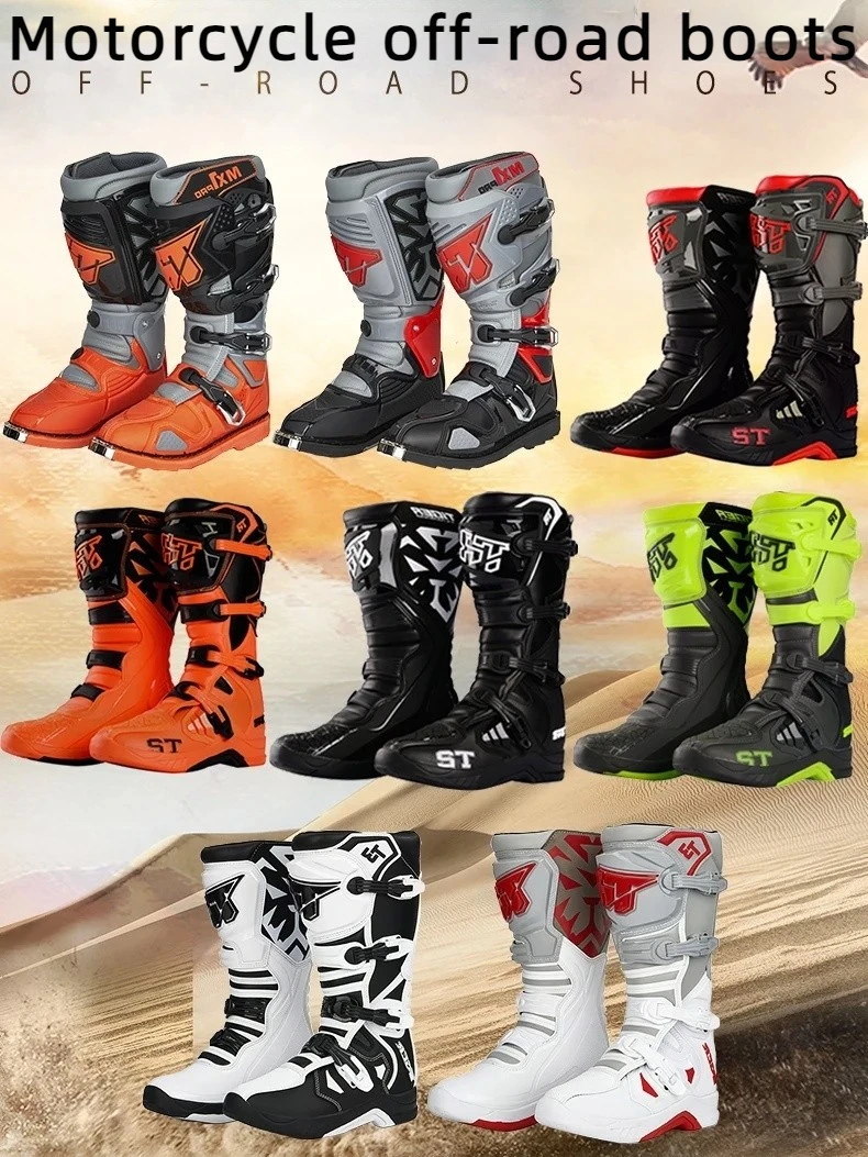 TR-Men-Women-Motorcycle-Boots-Moto-Racing-Motocross-Off-Road-Motorbike ...