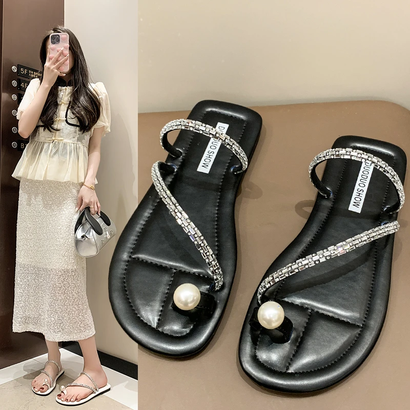 Toe-Ring-2024-Summer-Women-s-Slippers-Fashion-Bead-Toe-Ring-Daily-Party ...