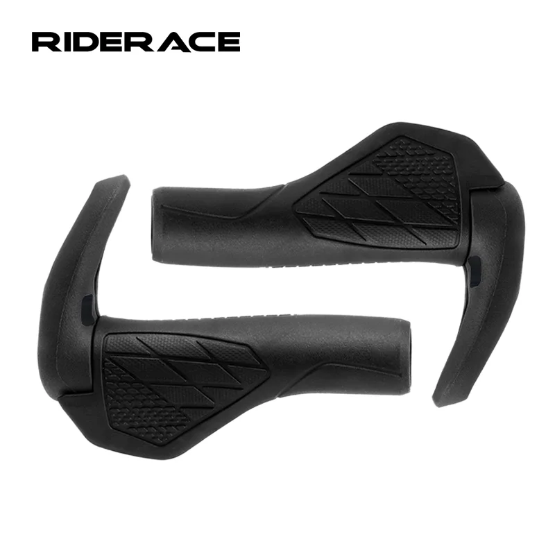 Bicycle-Grips-TPR-Rubber-Integrated-Non-Slip-Shock-Absorption-MTB-Bike ...