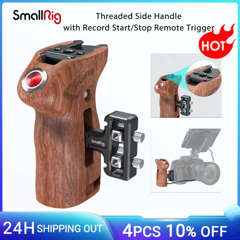SmallRig-Threaded-Side-Handle-with-Record-Start-Stop-Remote-Trigger-For ...