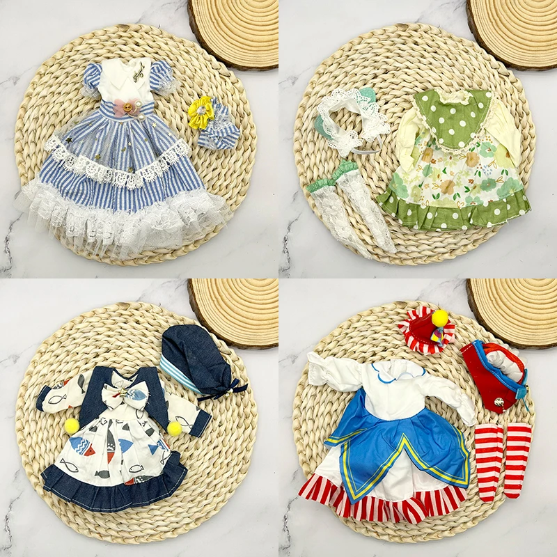 30cm Anime Bjd Doll Full Set 1/6 Bjd Reborn Kawaii Girls Dress Up DIY ...