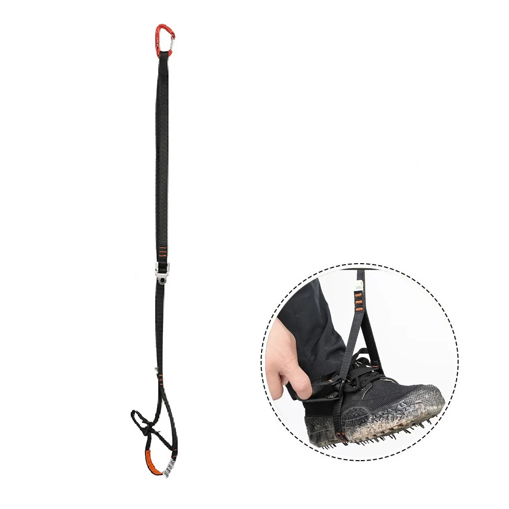 Rock-Climbing-Adjustable-Webbing-Foot-Loop-Polyester-Sling-Ascender ...