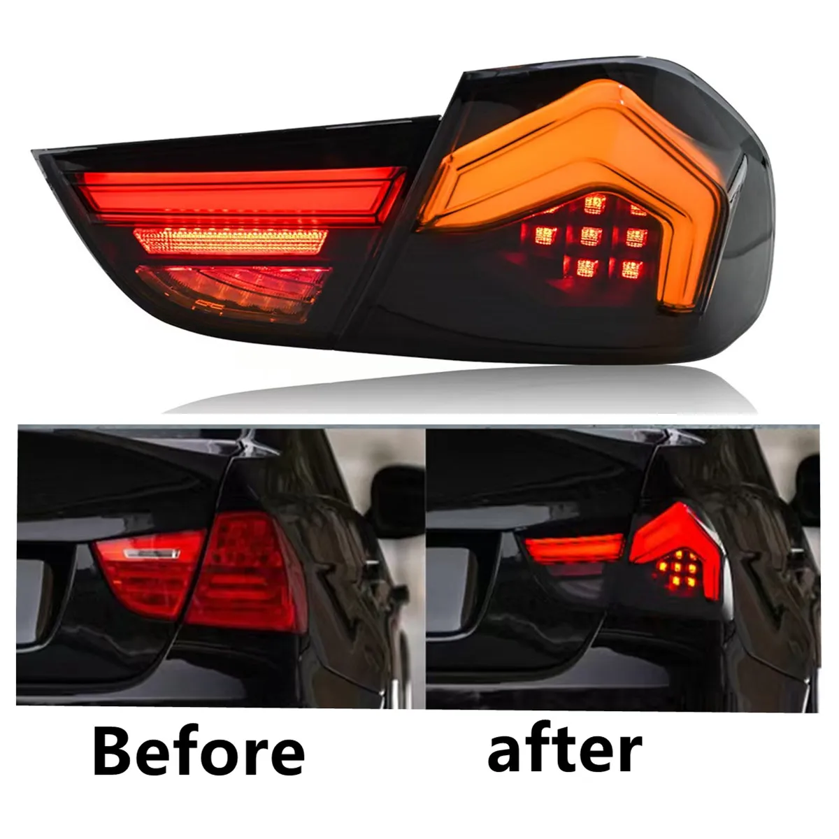 Auto Rear Lamp Modified for BMW 3 Series E90 LED Tail Light Assembly ...