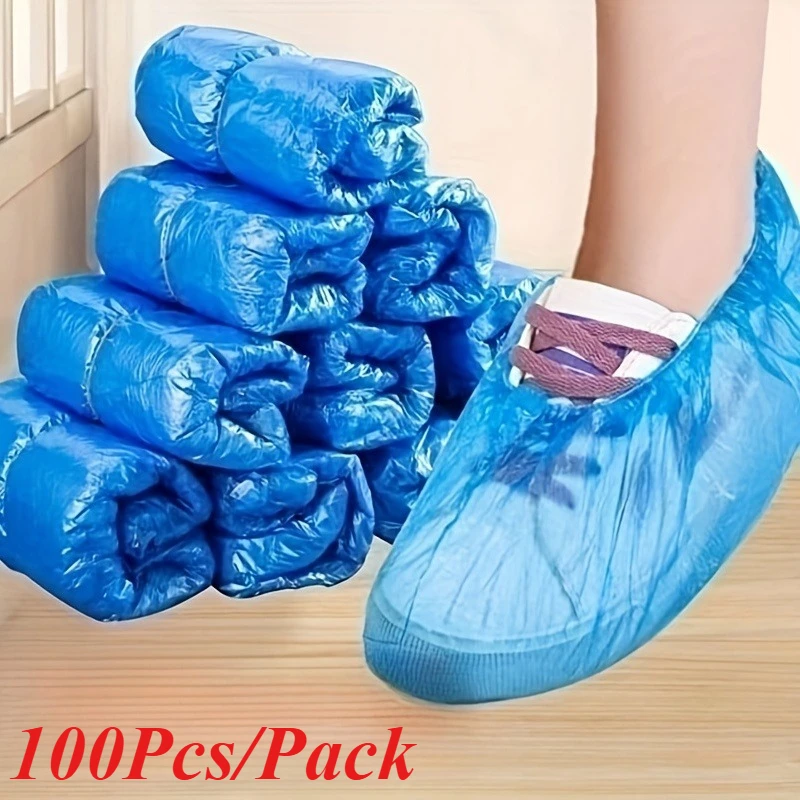 100Pcs/Pack Disposable Shoe Covers, Cleaning & Hygiene Supplies, Travel ...