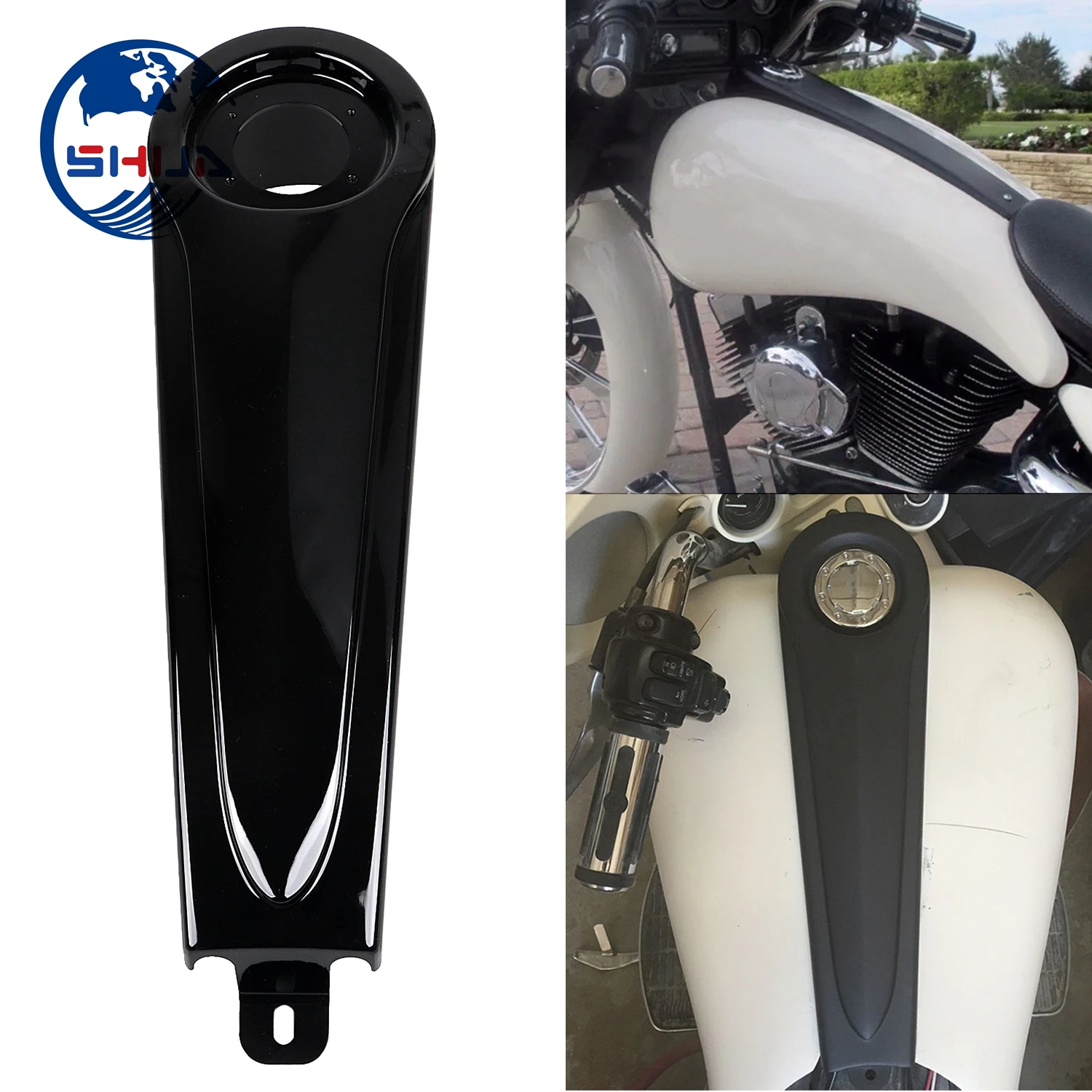 Black-Stretched-Dash-Panel-Fuel-Tank-5-Gallon-Flush-Pop-Up-Gas-Cap-For ...