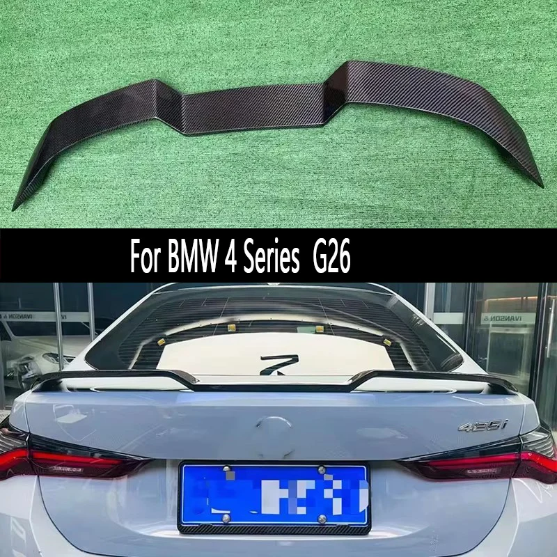 For BMW 4 Series G26 425 2021+ Carbon Fiber Tail fins Rear Trunk ...
