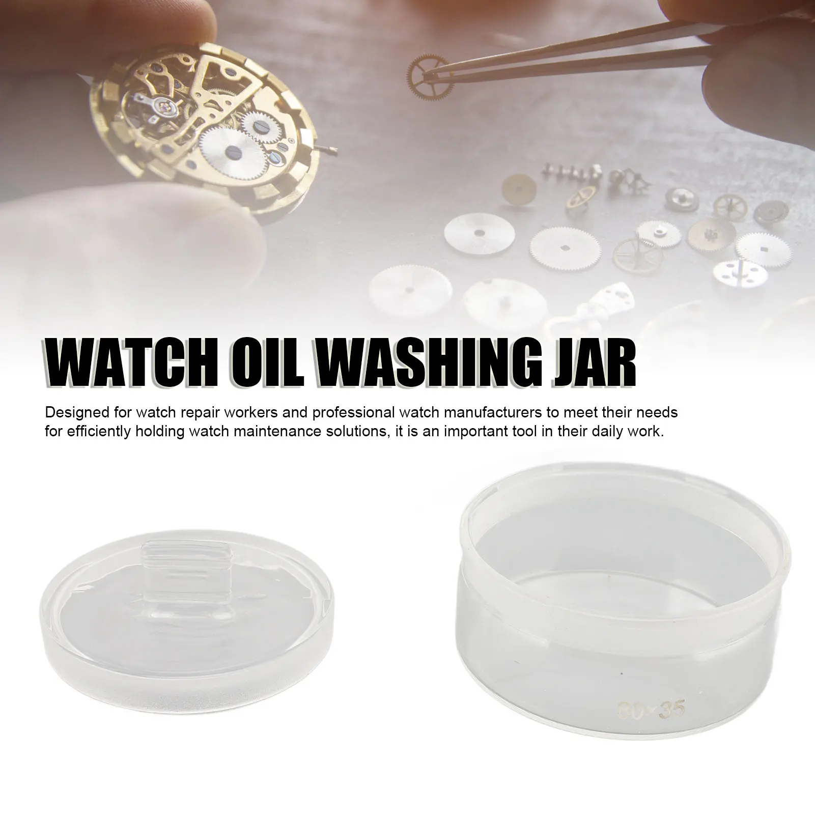 Watch Oil Washing Pot Watchmaker Supply Accessories Portable Repair ...