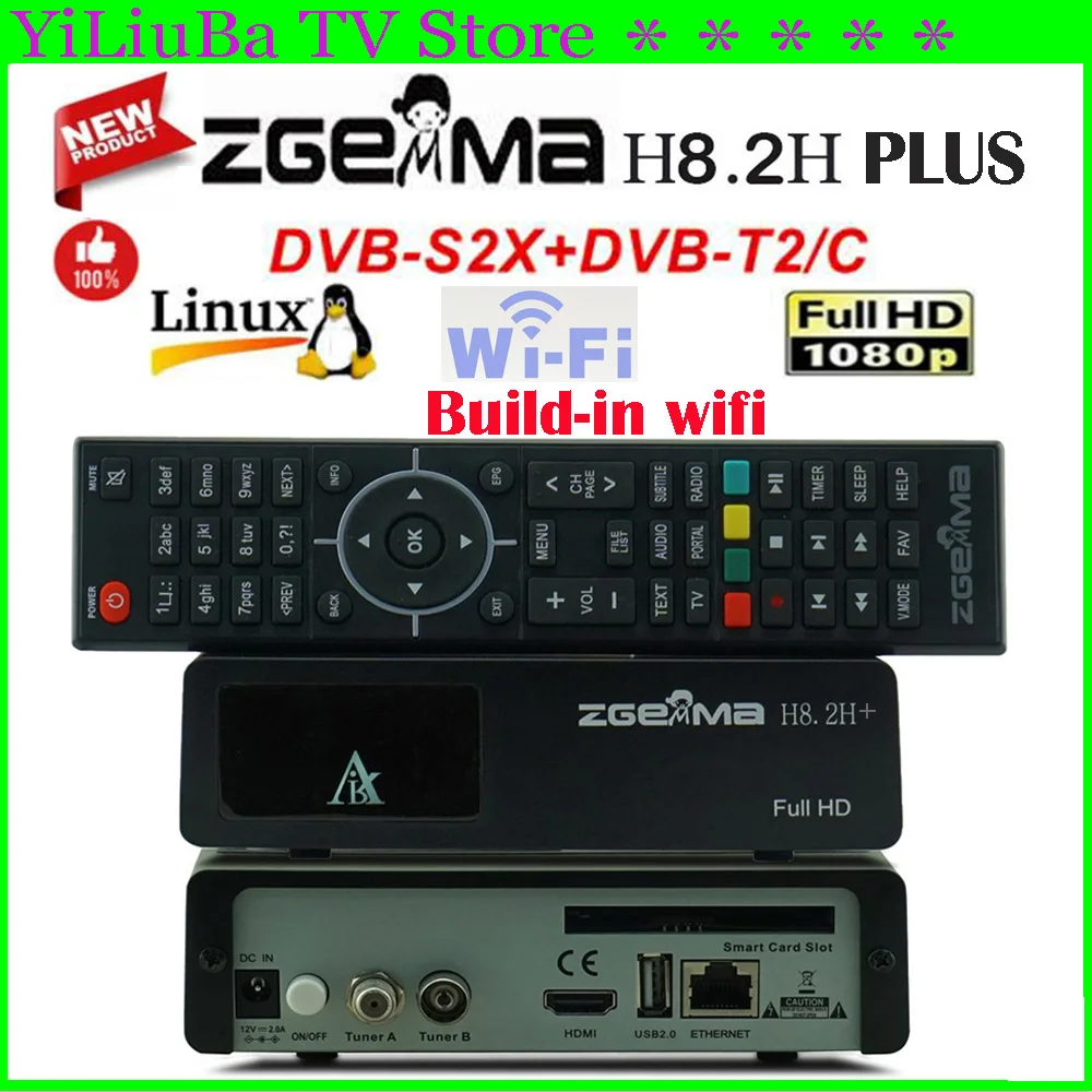 [Genuine]2025Newest Zgemma H8.2H+ Linux Enigma2 Receptor Build-in wifi ...