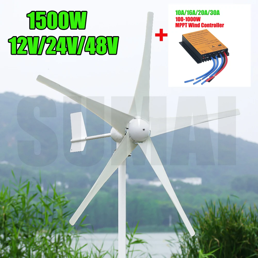 Low Rpm Wind Turbine Generator | Wind Turbine 1500w | 1kw Wind Turbine ...