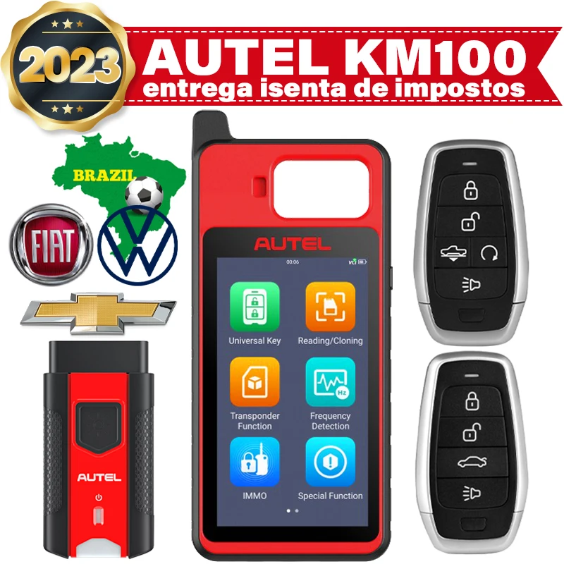 Autel Maxim Km100 Universal Inteligente Chave Gerador Remoto Chave Fob ...
