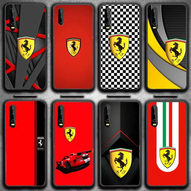 Luxury Sports Car Ferrari Phone Case For Huawei G7 G8 P7 P8 P9 P10 P20 ...