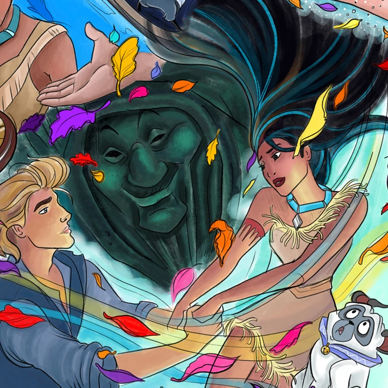 Disney Pocahontas And John Smith Fan Art