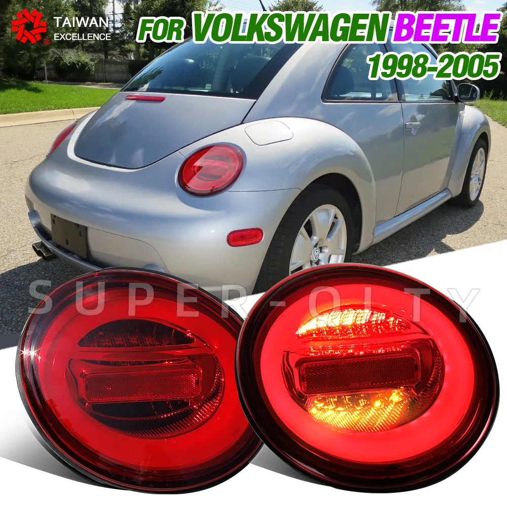 Car-Rear-Running-Lights-For-Volkswagen-Beetle-1998-2005-LED-Taillight ...