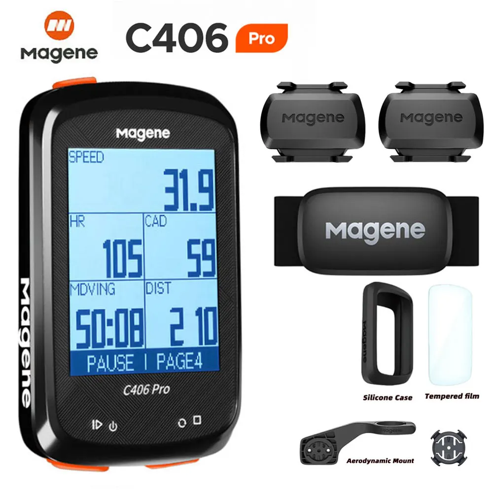 Magene C406Pro Bicycle GPS Computer MTB Road Cycle Smart Wireless ...