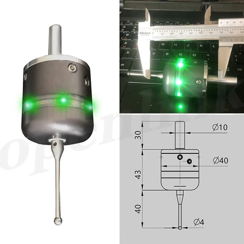 The-New-Cnc-Three-coordinate-Probe-Center-Rod-40mm-3d-Photoelectric ...