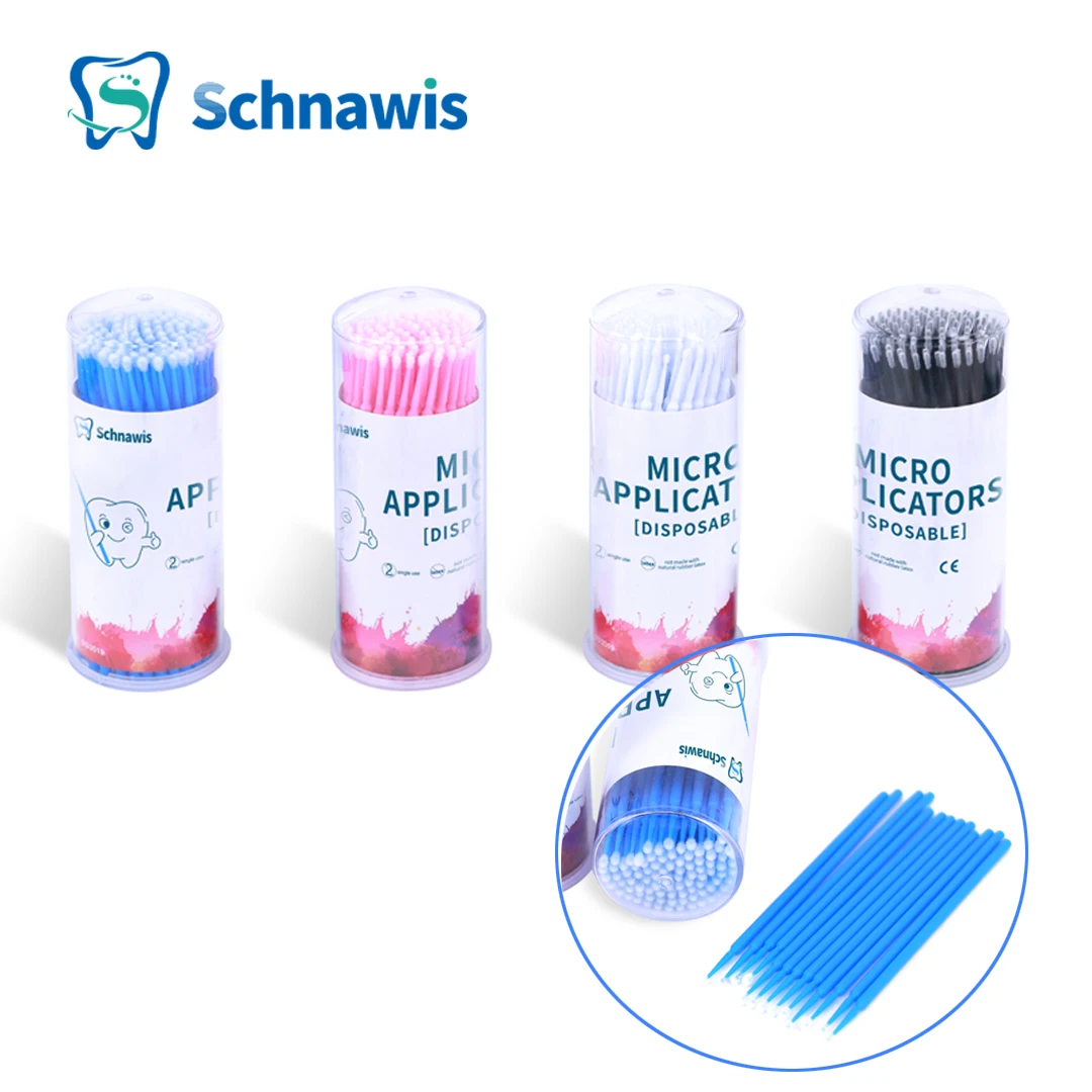 100Pcs-Box-Dental-Disposable-Micro-Brushes-Applicators-Micro-Brush ...