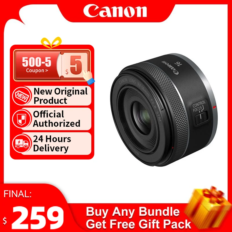 Canon-Lente de câmara full-frame mirrorless, lente principal foco ...