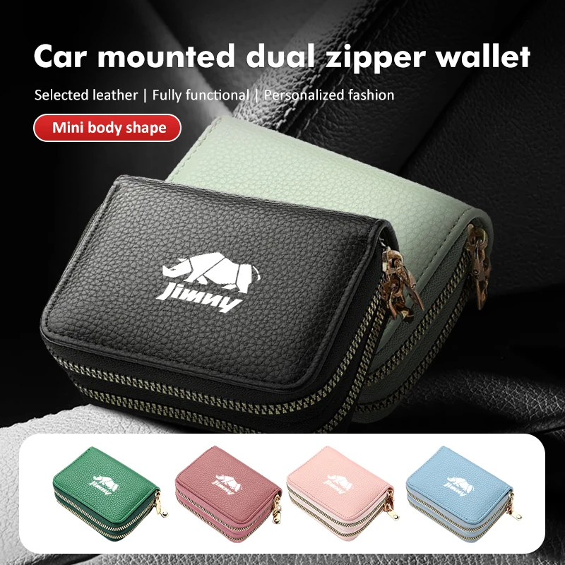 Monedero-para-llaves-de-coche-cartera-con-doble-cremallera-bolsa-de ...