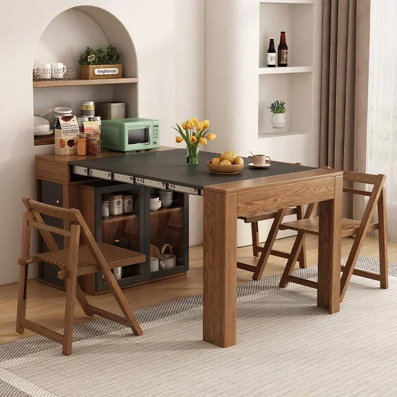 Modern Dinning Tables Multi-functional Extendable Tables Folding Wood ...