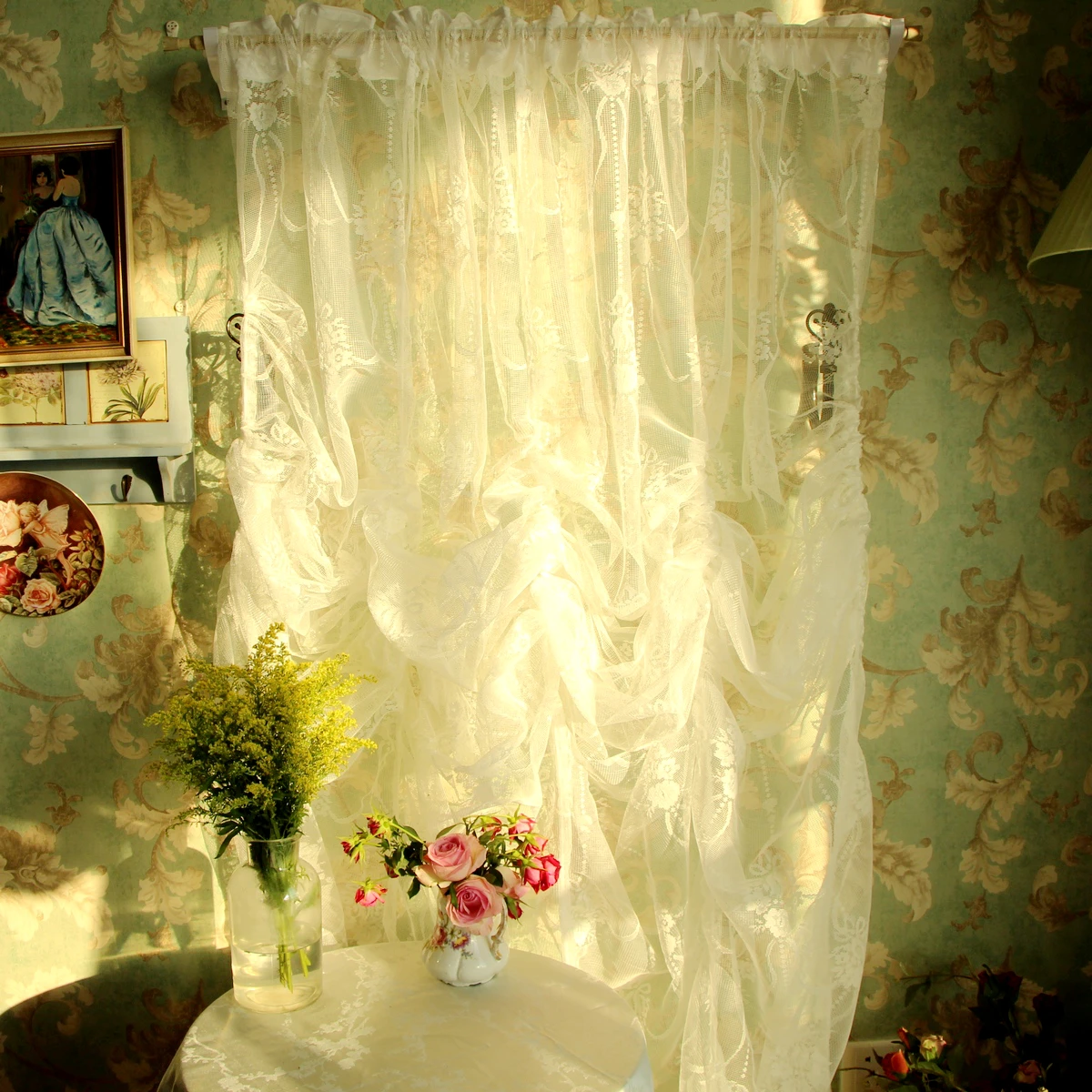 High-quality-elegant-pastoral-bridal-bouquet-drawstring-pull-up ...