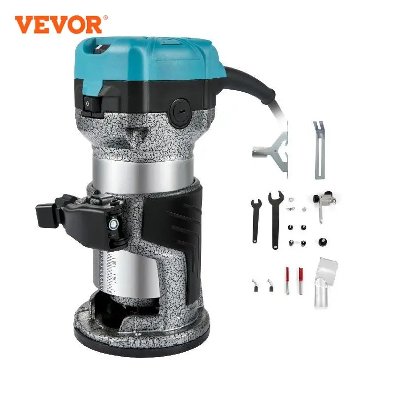 VEVOR-Wood-Router-Machine-Electric-Trimmer-710W-33000RPM-Power ...