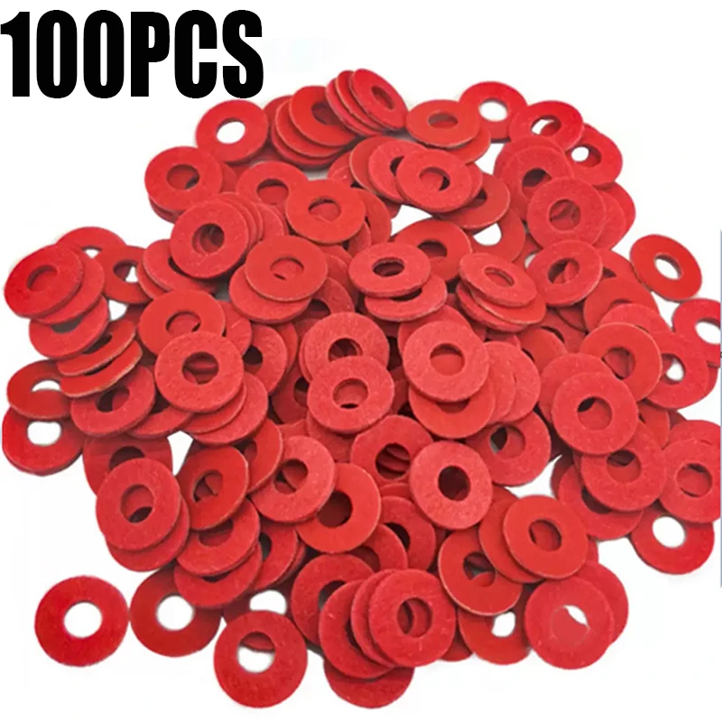 20-50-100pcs-Washer-Red-Steel-Paper-Fiber-Insulating-Flat-Washer ...