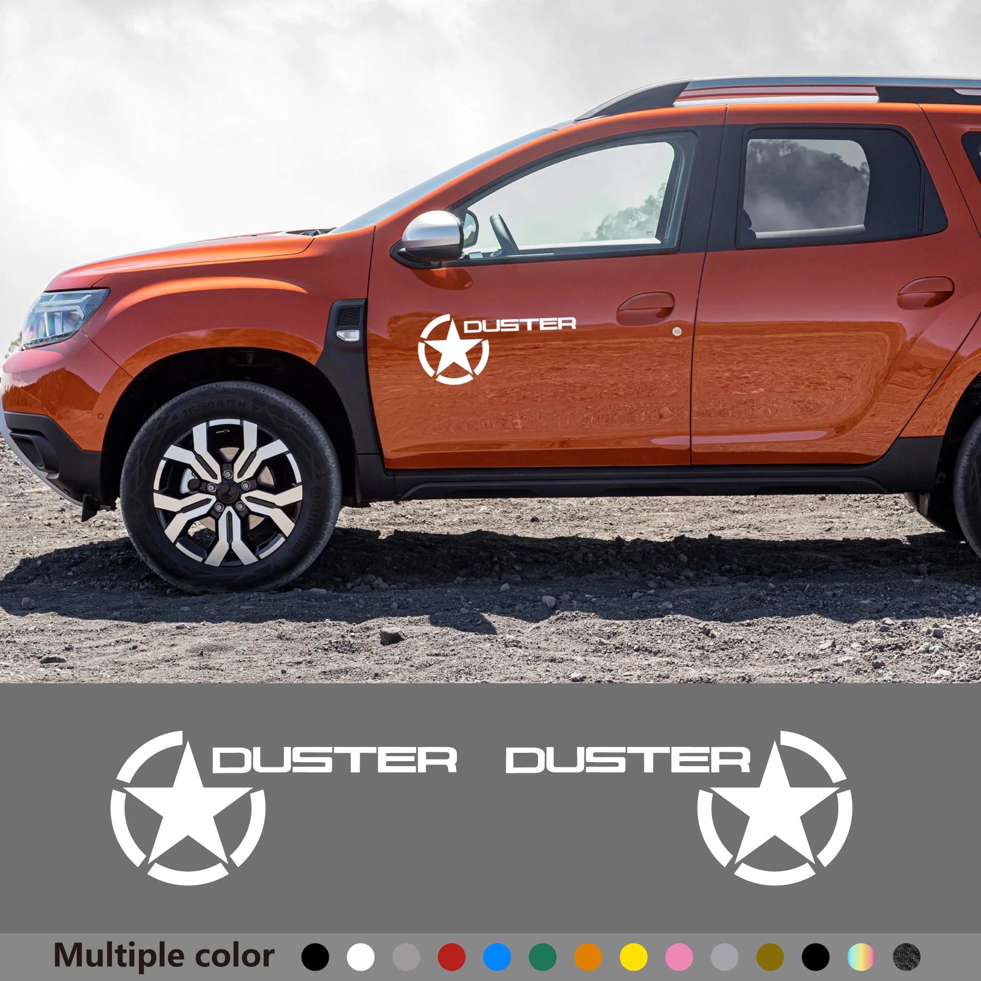 2pcs-Car-Door-Side-Stickers-Apply-For-Dacia-Duster-Decor-Off-Road-Car ...