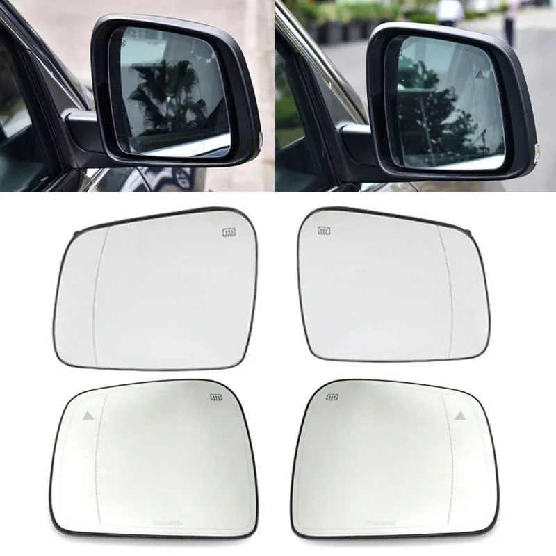 Exterior-Door-Side-Rearview-Mirror-Heating-Blind-Spot-Glass-Heated-Lens ...