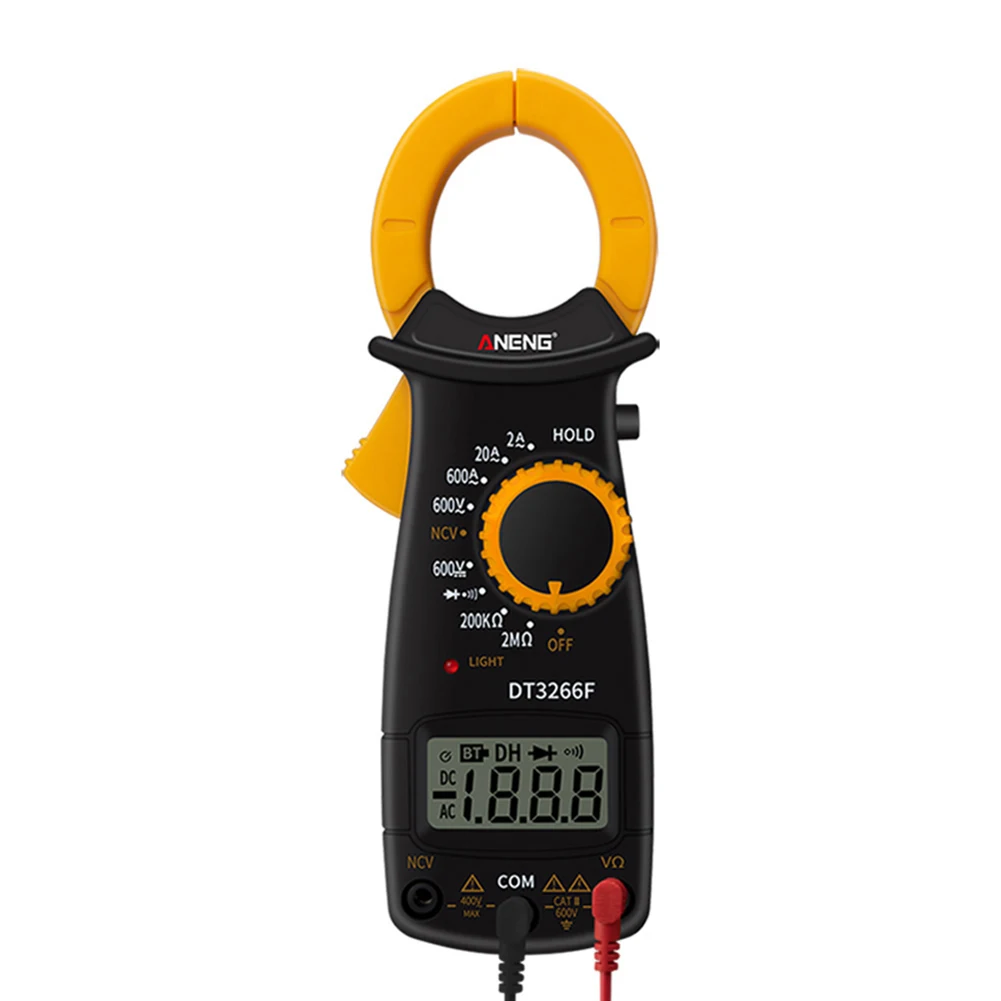 Portable Clamp Meters Digital Multimeter Voltmeter Ohmmeter Resistance ...