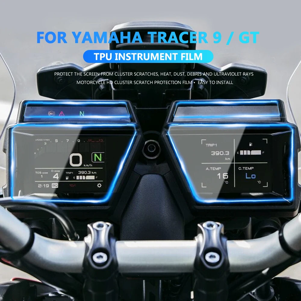 Motocicleta-Scratch-Cluster-Screen-para-Yamaha-Tracer-Prote-o-do-painel ...