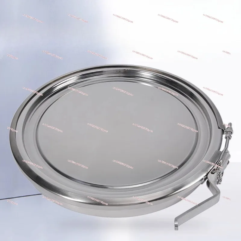304/316 stainless steel quick-opening manhole cover can be opened flat ...
