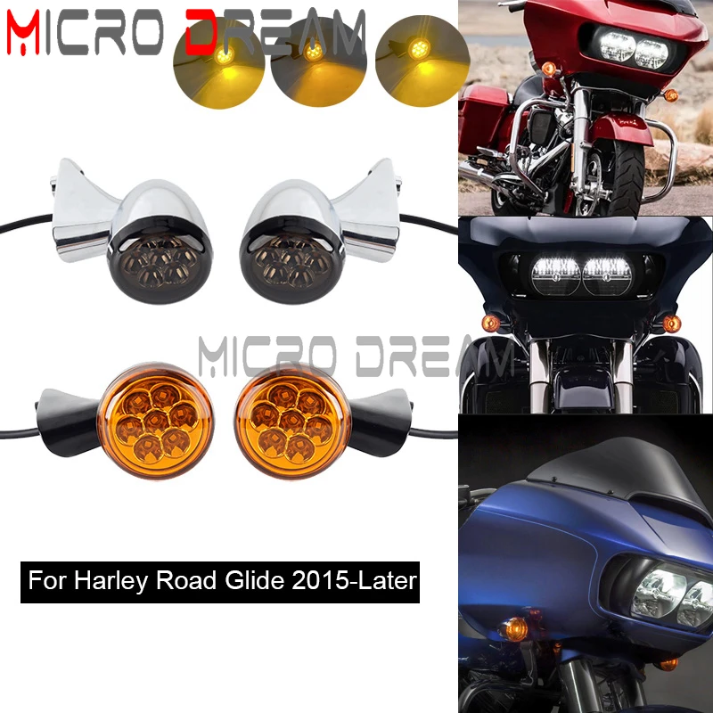 1-Pair-Motorcycle-Front-Amber-Flashing-LED-Turn-Signal-Indicator-Lights ...